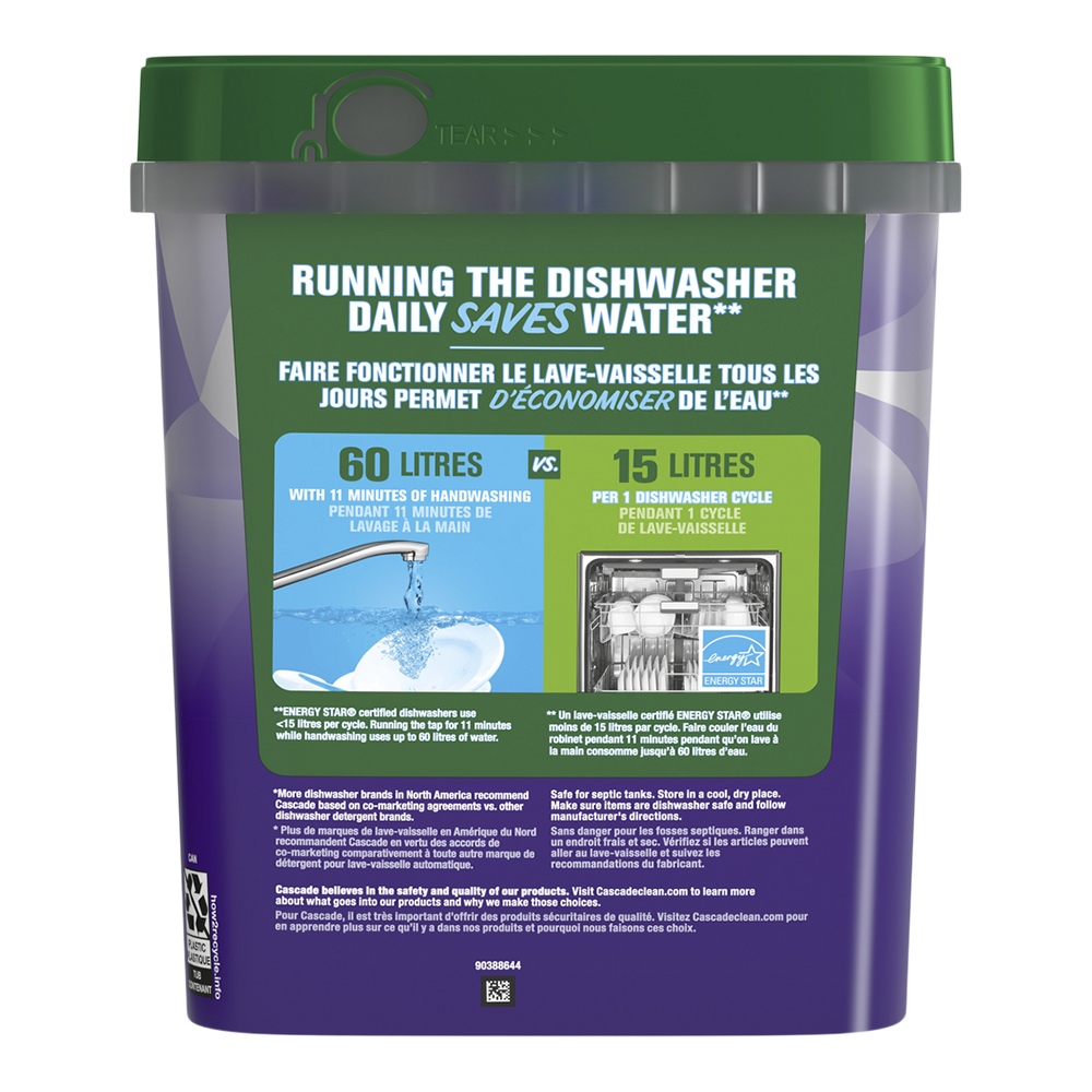 Cascade Platinum Plus ActionPacs Dishwasher Detergent Pods, Fresh, 51 ...