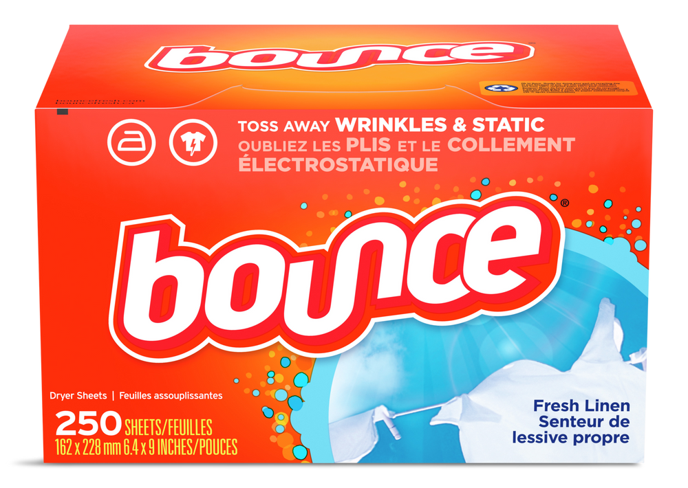 Bounce Fresh Linen Scented Fabric Softener Dryer Sheets, 250 count | Canadian Tire