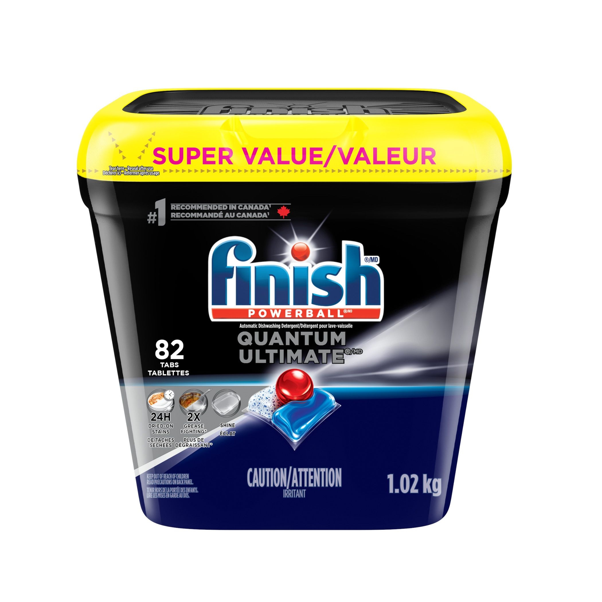 Finish Quantum Ultimate Dishwasher Detergent Tabs, 82-ct | Canadian Tire