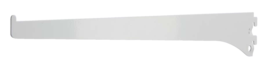 HOME COLLECTIONS Metal Single Track Shelf Bracket, White, 16-in ...