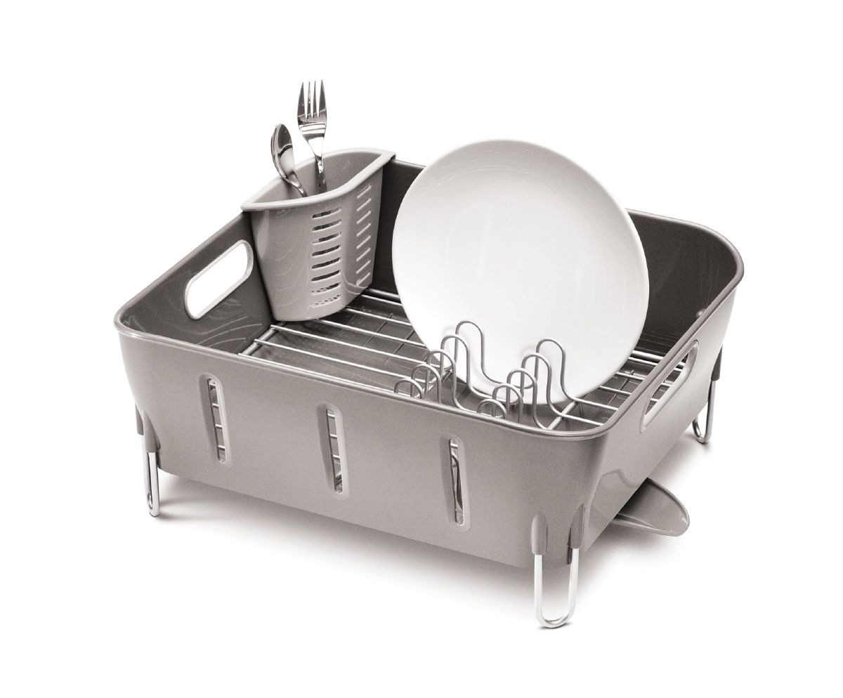 simplehuman Compact Grey Dish Rack | Canadian Tire