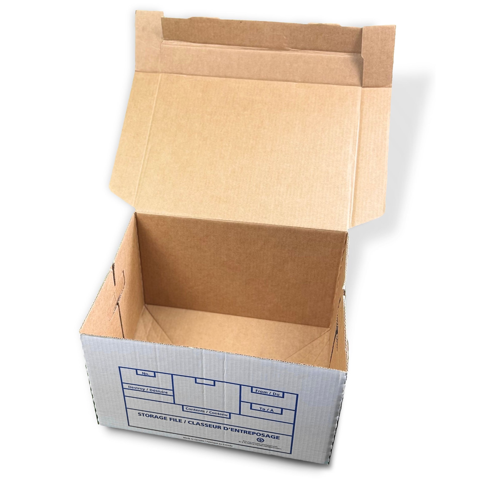 Push N Pack Small Storage File Box with Lid, Collapsible 10-L, 2-pk ...