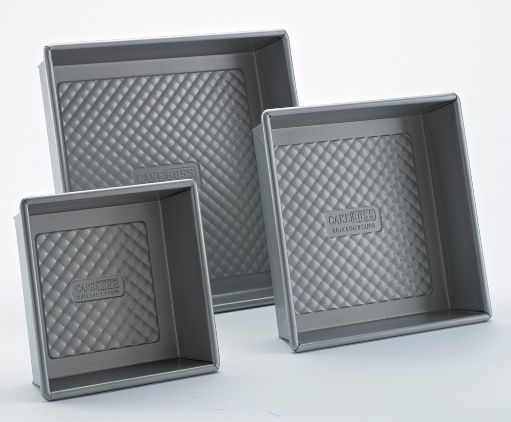 Cake Boss Square Stacking Cake Pan Set, 3-pc | Canadian Tire