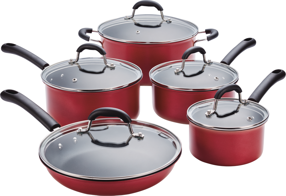 MASTER Chef Cookware Set, Non-stick, PFOA-Free, Dishwasher & Oven Safe ...