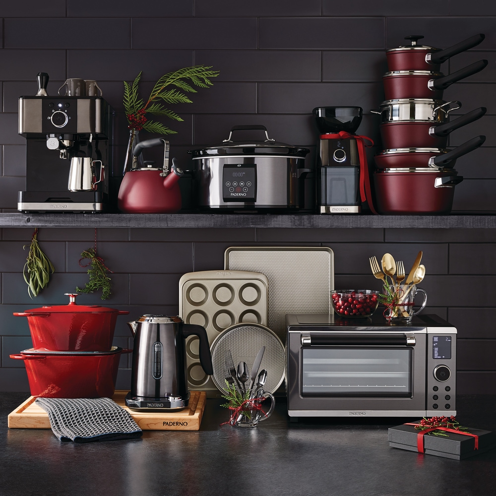 PADERNO Classic Cookware Set, Non-Stick, Maroon, 11-pc | Canadian Tire