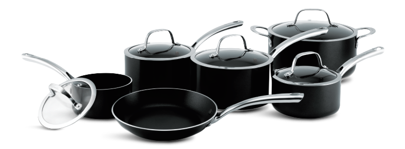Lagostina Prima Non-Stick Cookware Set, Dishwasher & Oven Safe ...