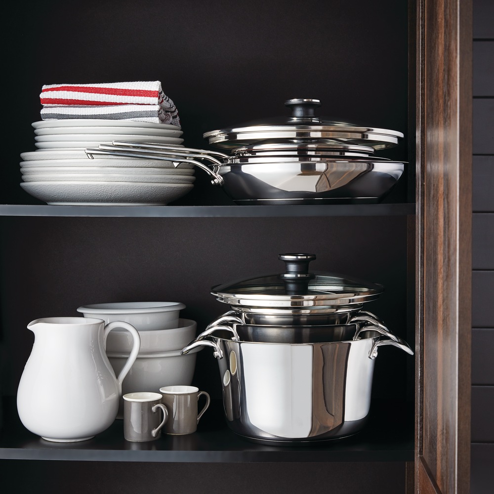 PADERNO Stackable Stainless Steel Cookware Set, 10-pc | Canadian Tire