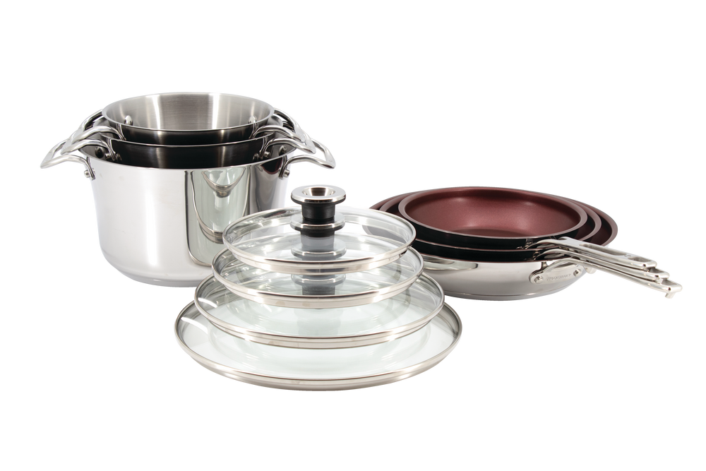 PADERNO Stackable Stainless Steel Cookware Set, 10-pc | Canadian Tire