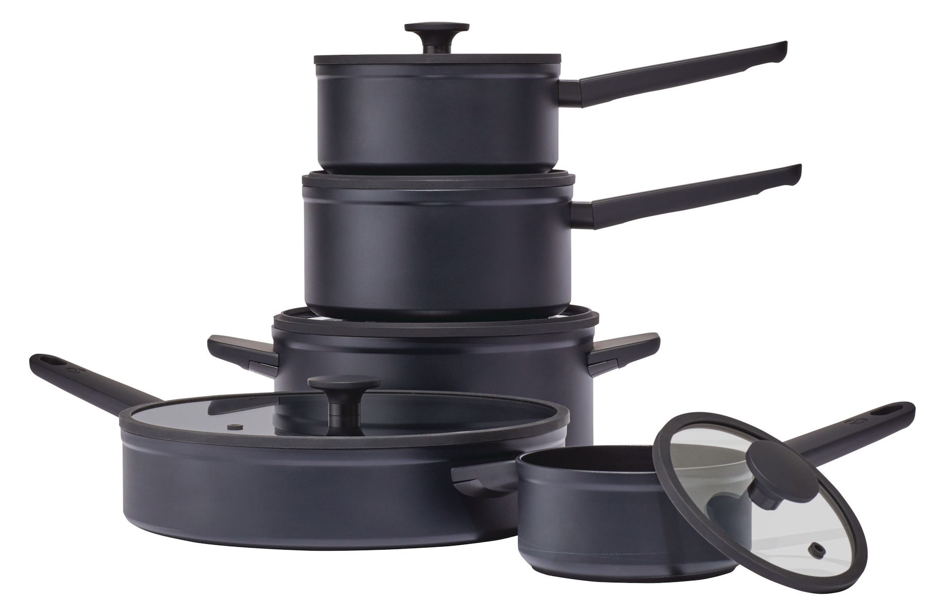 Vida by PADERNO 10-Piece Non-Stick Cookware Set, Black | Canadian Tire
