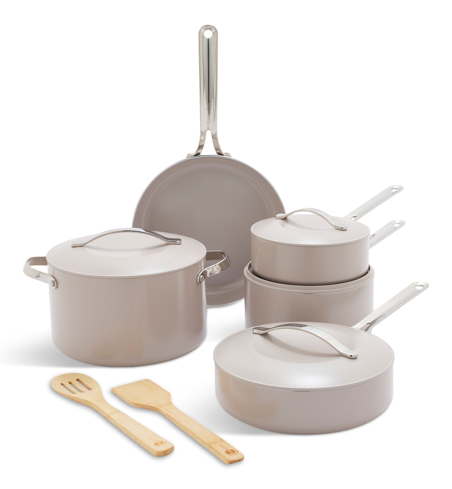GreenPan Nova Cloud White Cookware Set, 11-pc | Canadian Tire