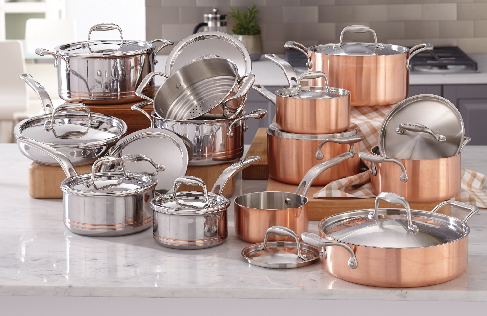 Lagostina Euro-Clad Copper Cookware Set, 12-pc | Canadian Tire