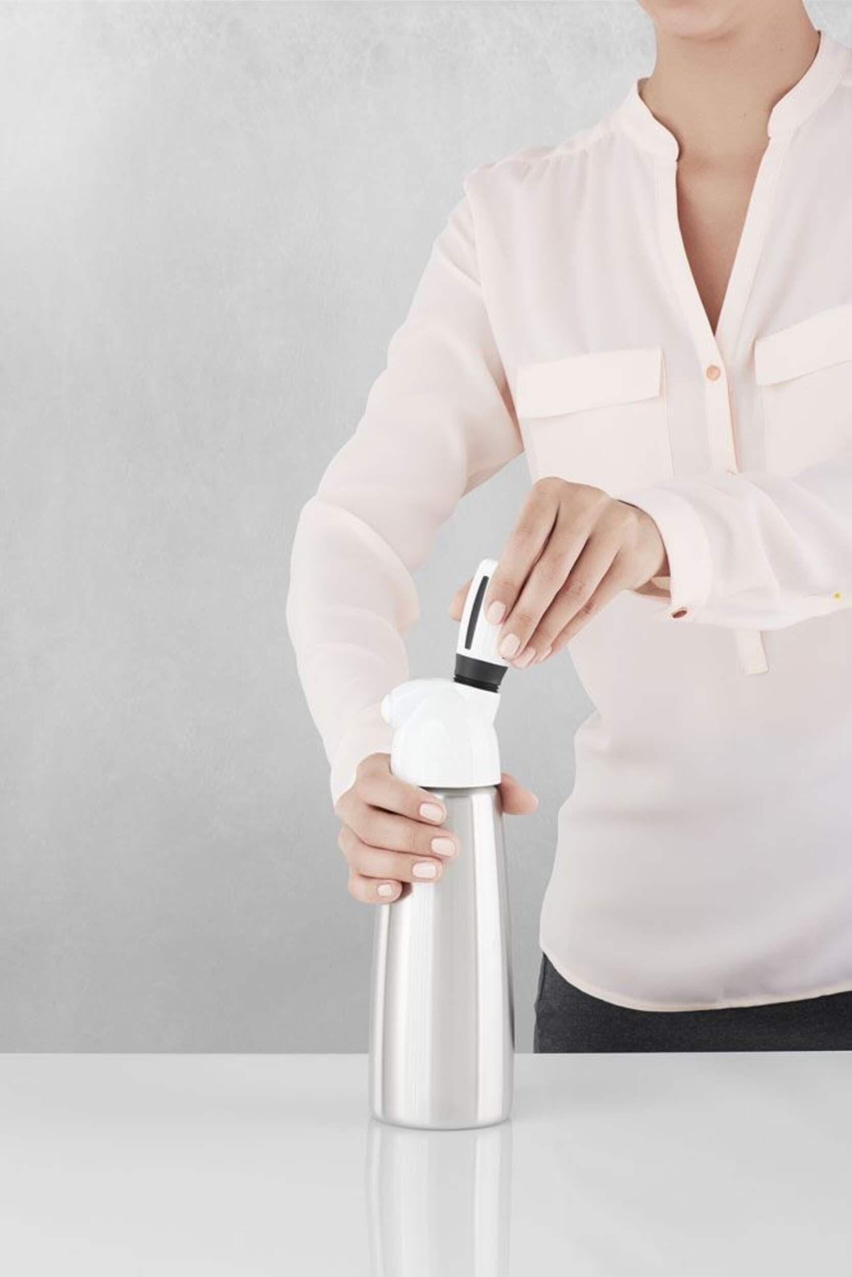 iSi Stainless Steel Mini Whipped Cream Whipper/Dispenser, BPA Free, 500 ...