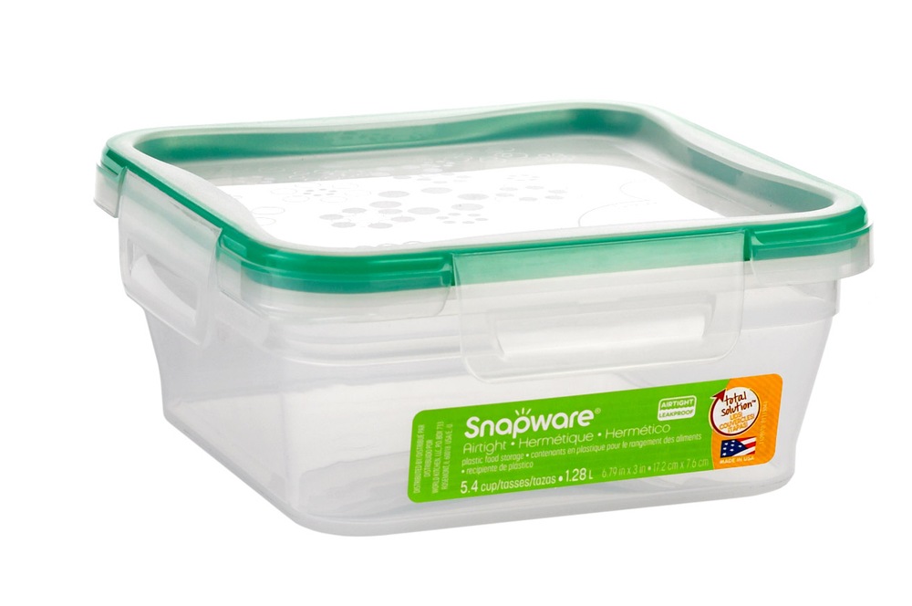 Snapware Square Plastic Food Storage Container, 5.4-cup | Canadian Tire