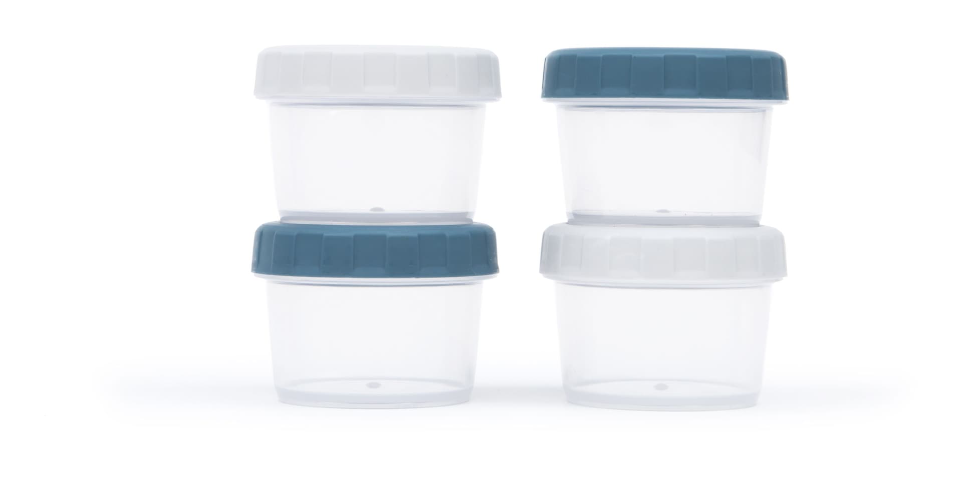 Surelock Plastic Food Storage Container Set with Airtight Seal, 35-mL ...