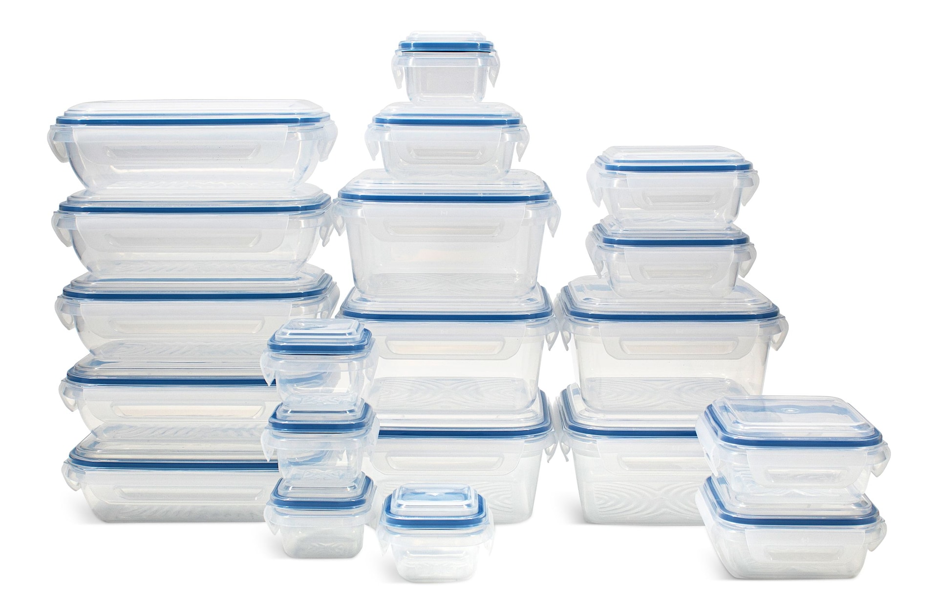 Snap lock containers store