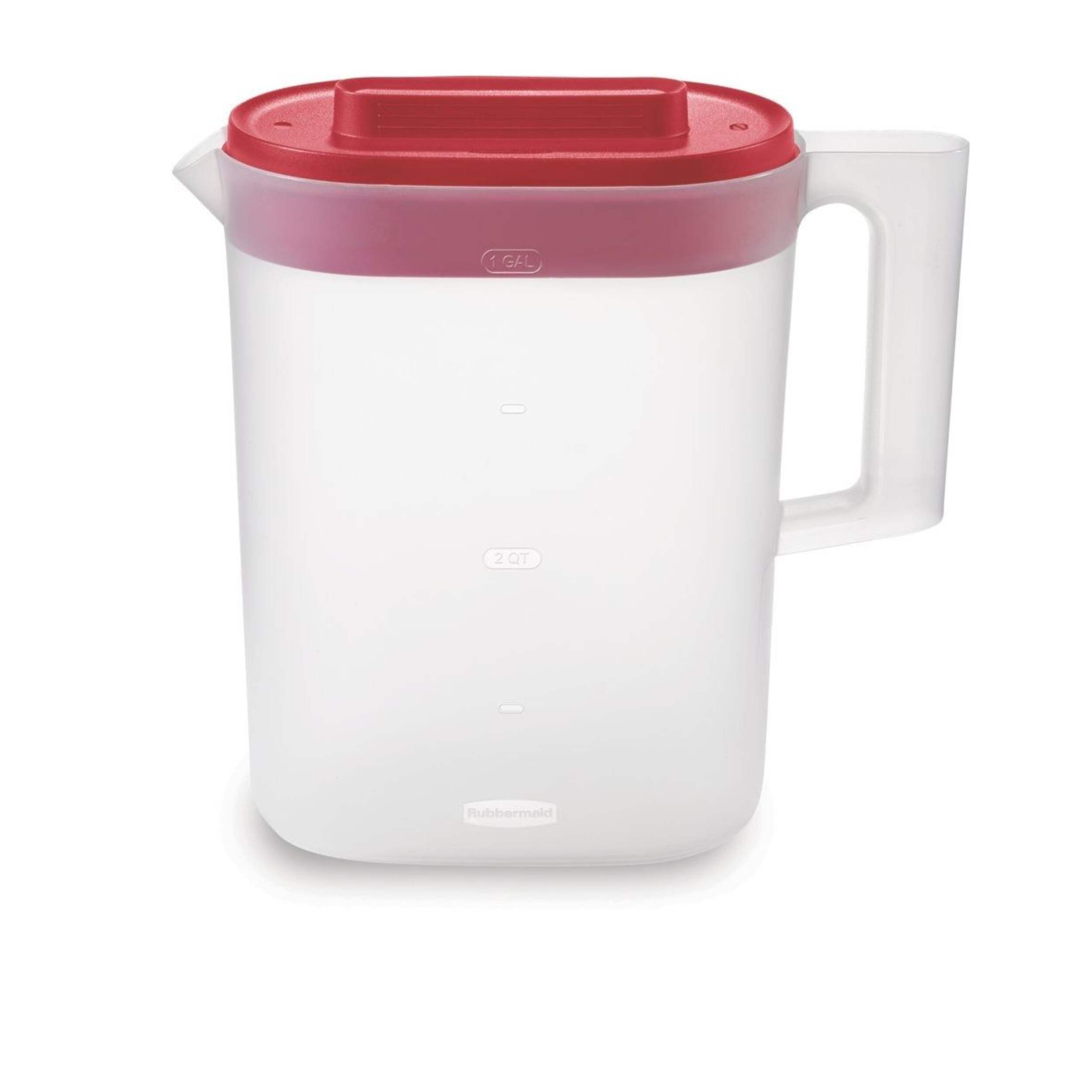 Rubbermaid Compact Space Saving Plastic Water/Juice Pitcher with Lid ...