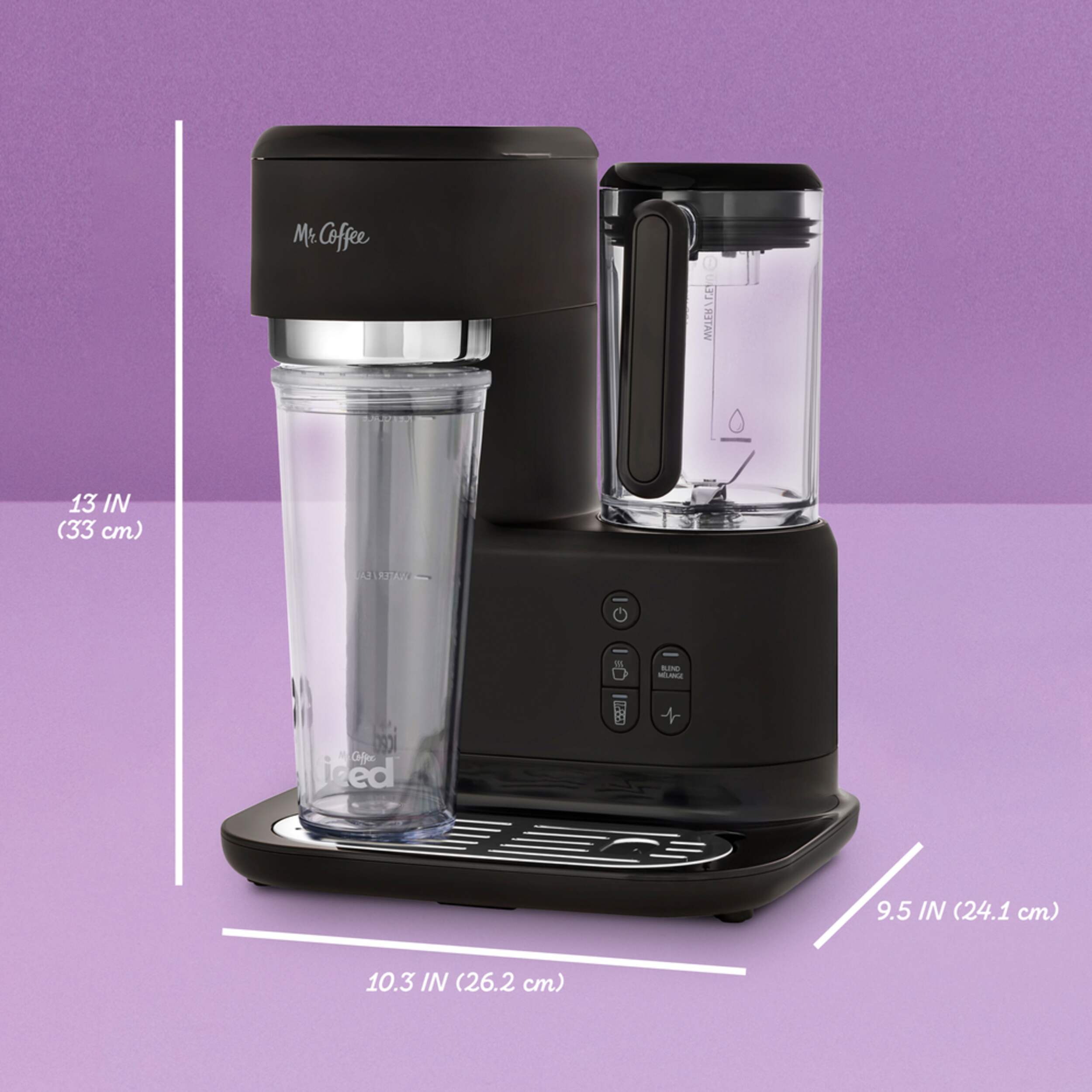 Mr. Coffee Hot Coffee, Iced Coffee & Frappe Maker with Integrated ...