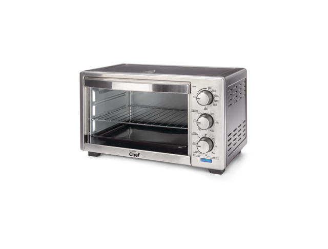 MASTER Chef Convection Toaster Oven w/ 4 Functions, Stainless Steel ...