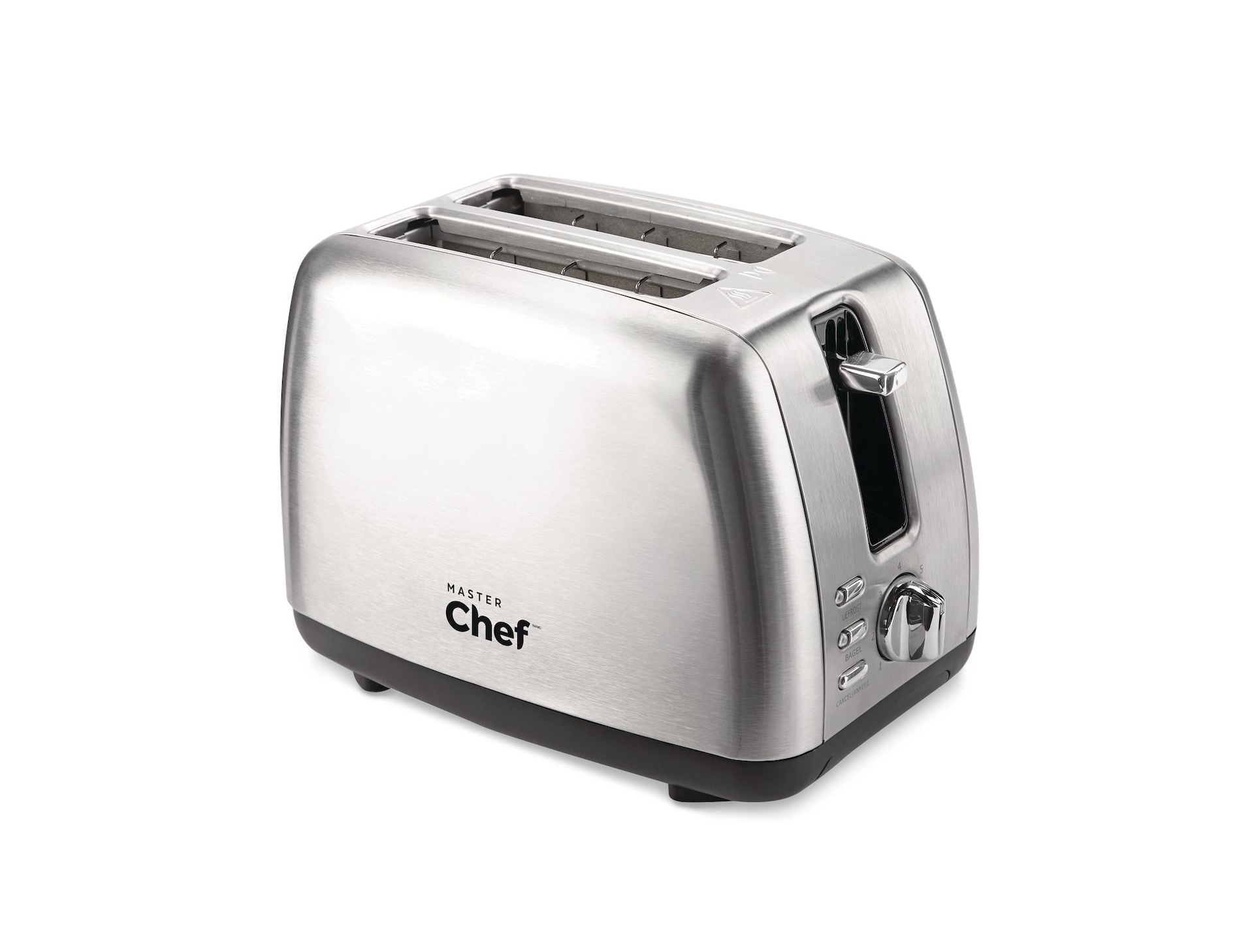 MASTER Chef Wide Slots Toaster with 3 Settings, Stainless Steel, 2 ...
