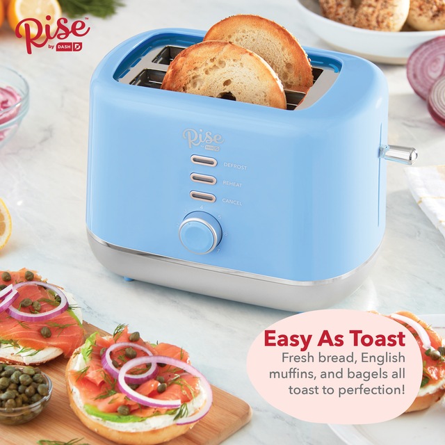 Dash Compact Toaster w/ 7 Settings, Blue, 2-Slices | Canadian Tire