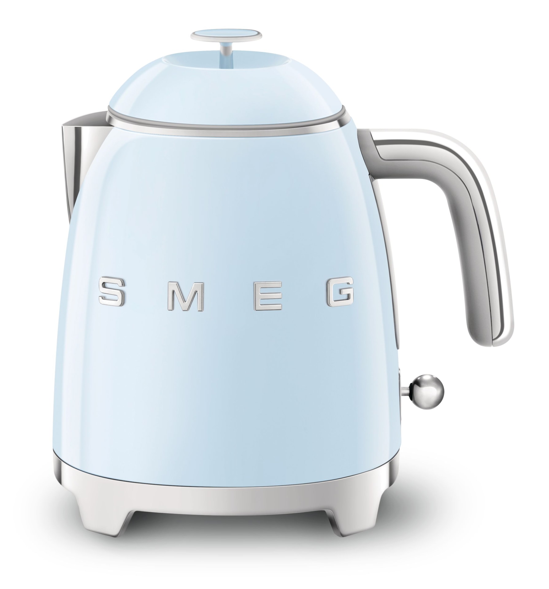 Smeg Retro Style Electric Mini Kettle with Cordless Base, Light Blue, 0 ...