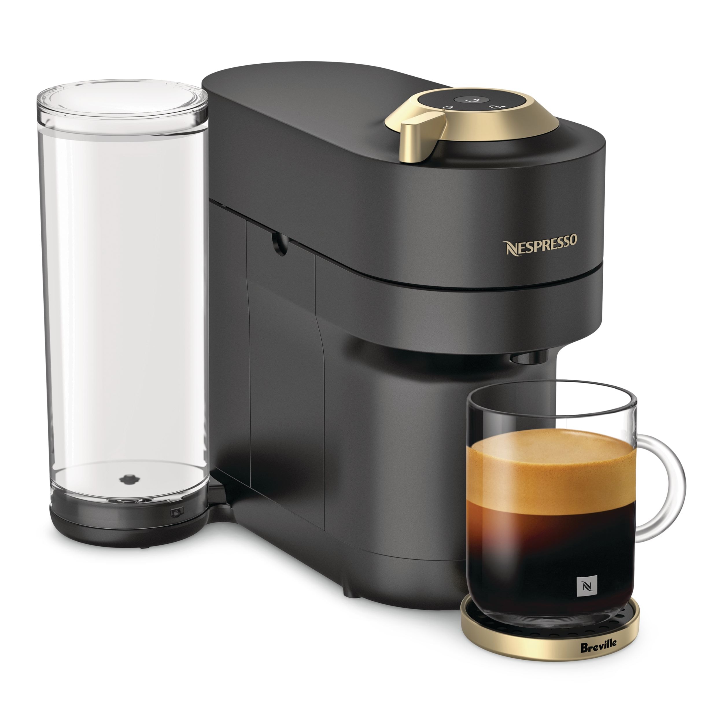 Nespresso Vertuo POP & Espresso Machine, By Breville, Black/Gold ...