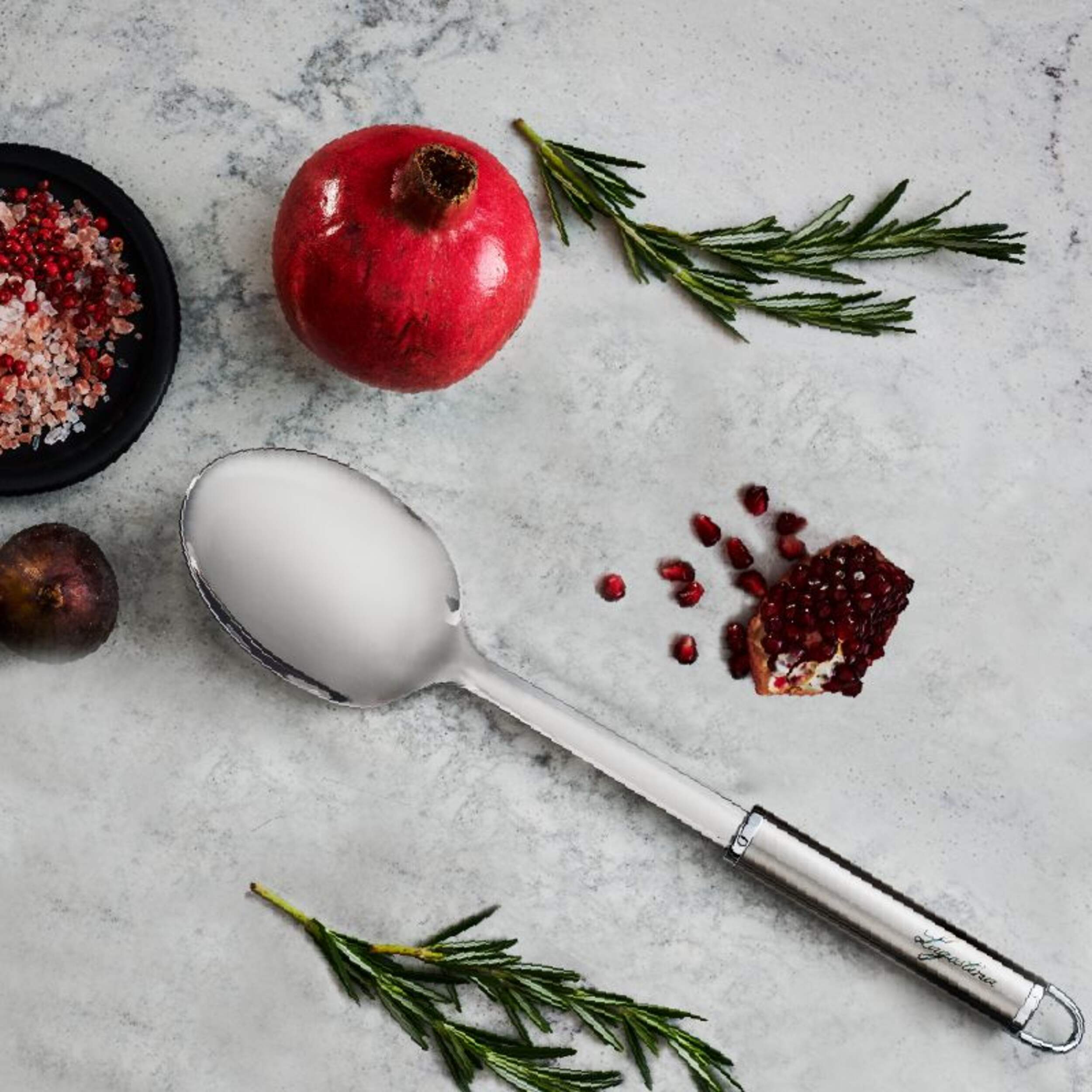 Lagostina Stainless Steel Solid Spoon 13.44-in | Canadian Tire