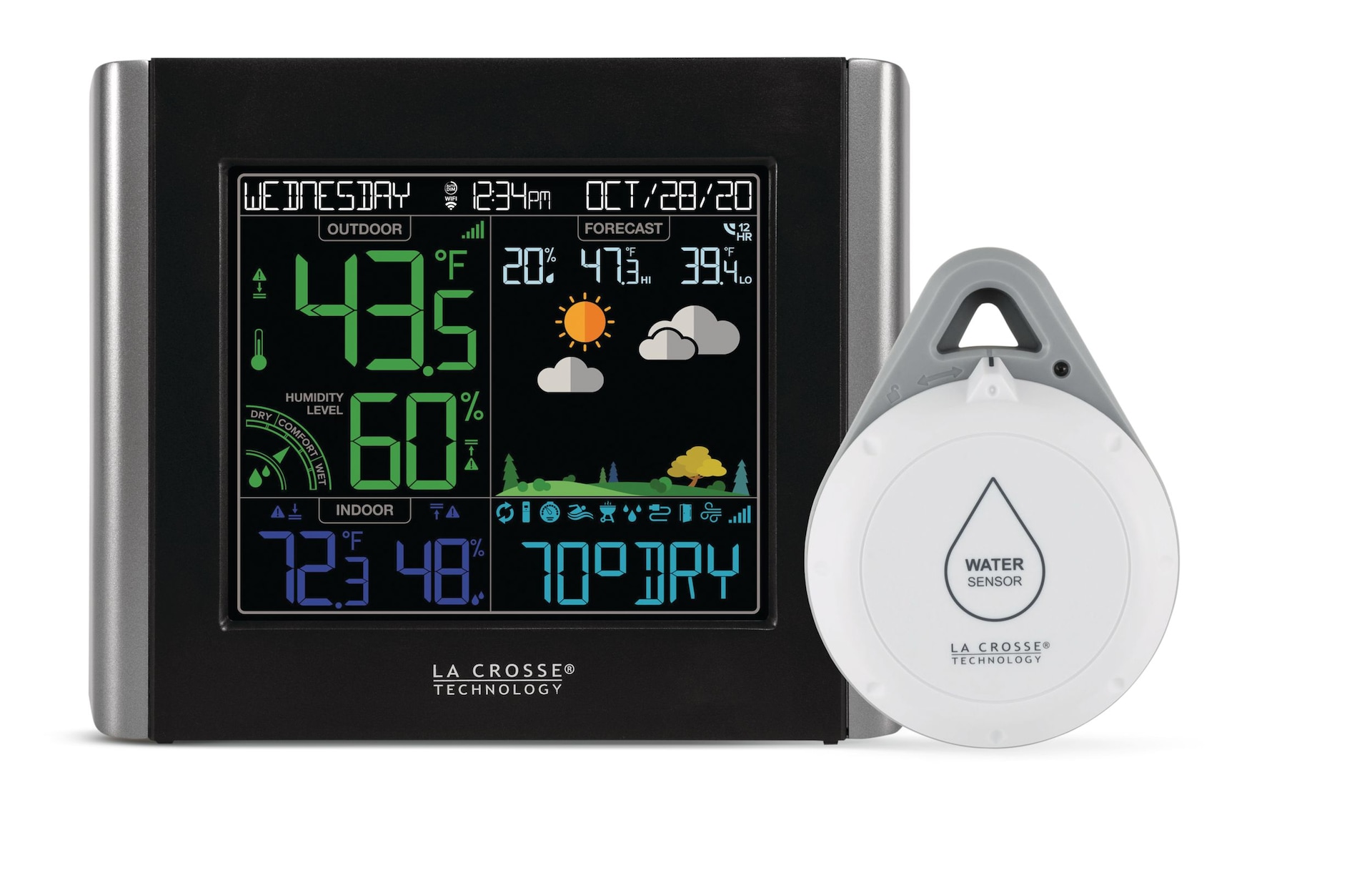 La Crosse CA79103 Wi-Fi Weather Forecast Station and Thermometer with ...
