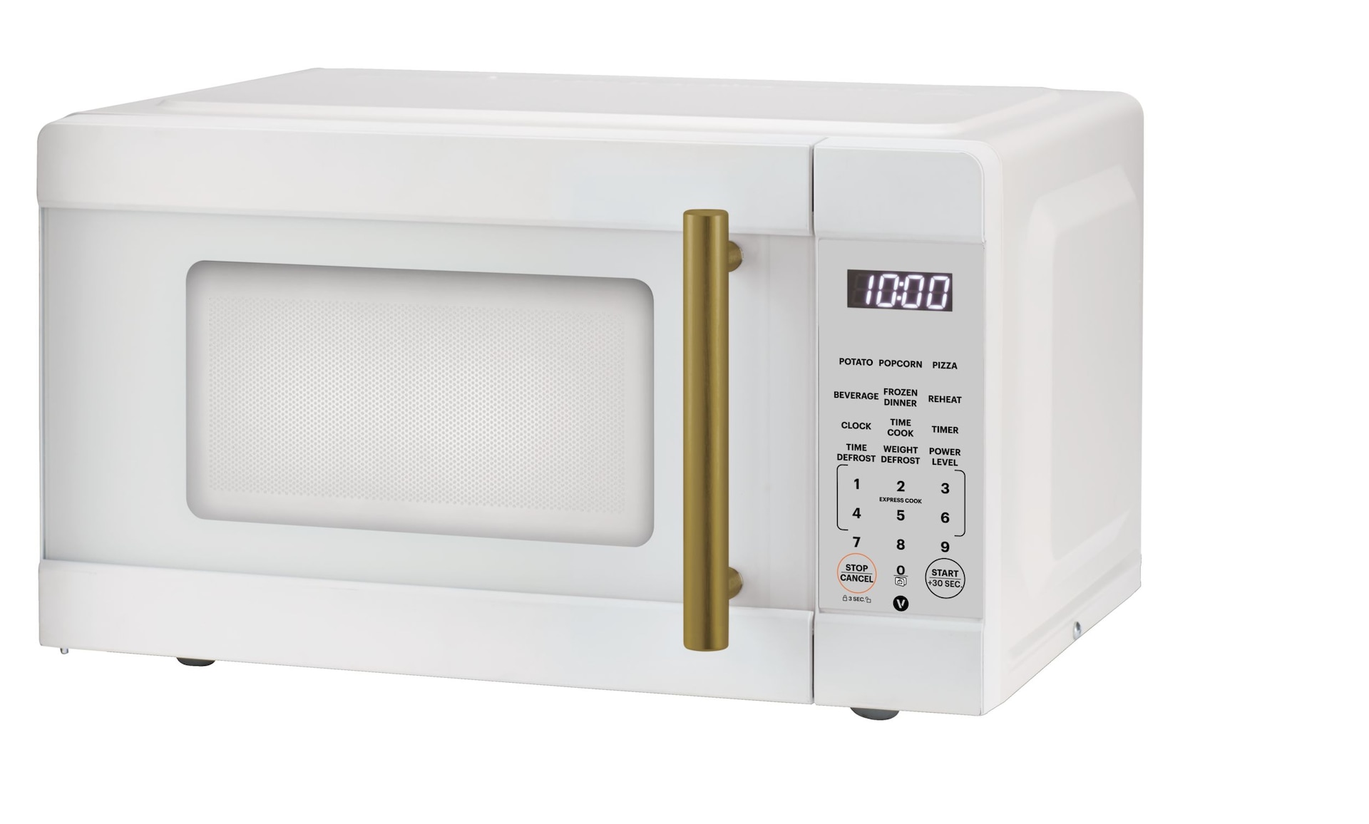 Vida Microwave, White/Gold, 0.9-cu-ft | Canadian Tire