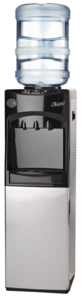 MASTER Chef Hot Room and Cold Water Cooler, Black/Stainless Steel ...