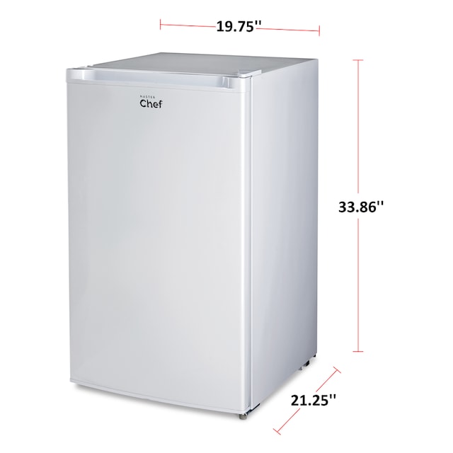 MASTER Chef Energy Star Upright Freezer with Manual Defrost, 3-cu.ft ...