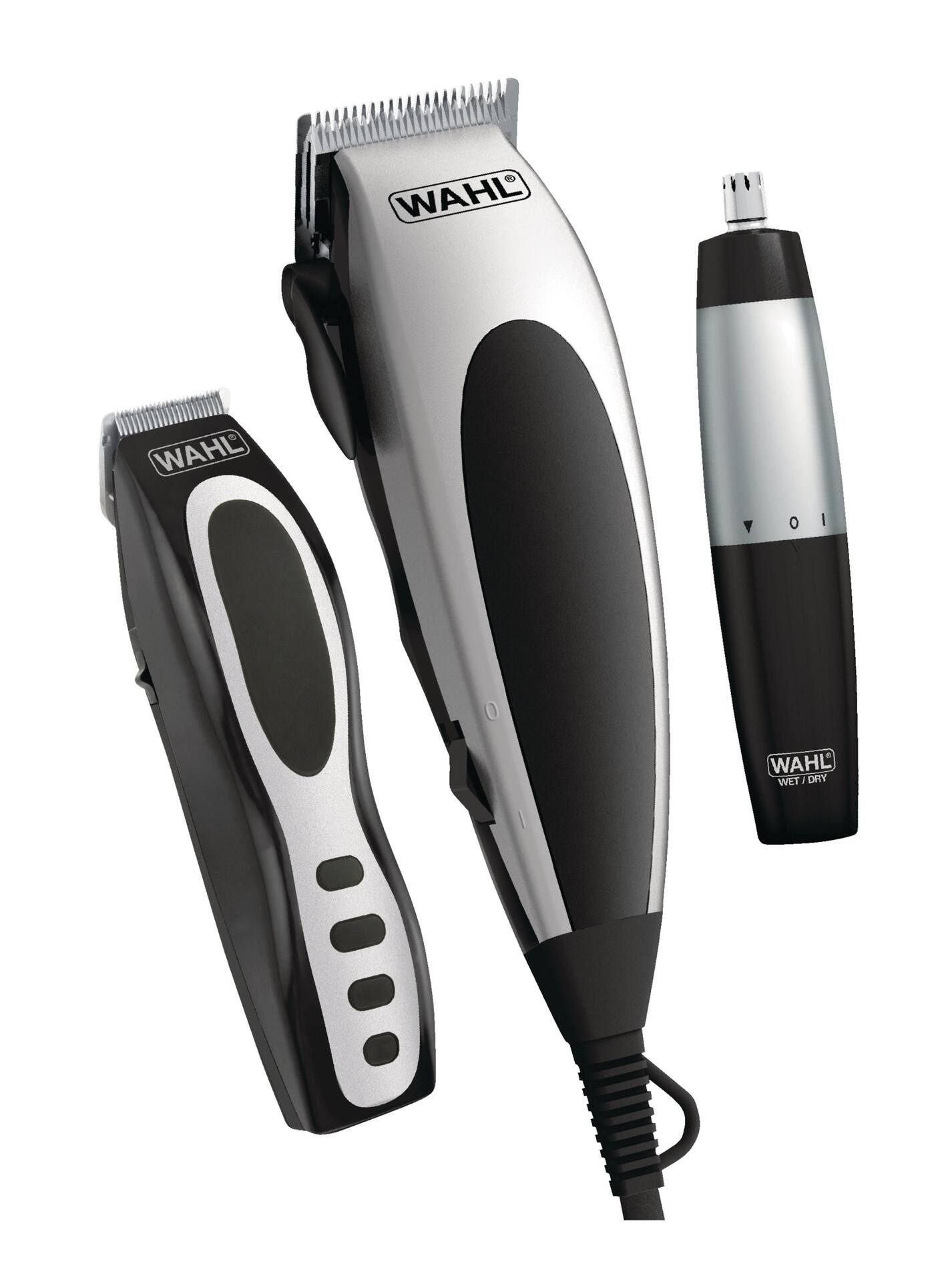 Wahl Home Barber Haircutting Kit with Clippers Ear Nose Brow Trimmer Scissors 30 pc Canadian Tire