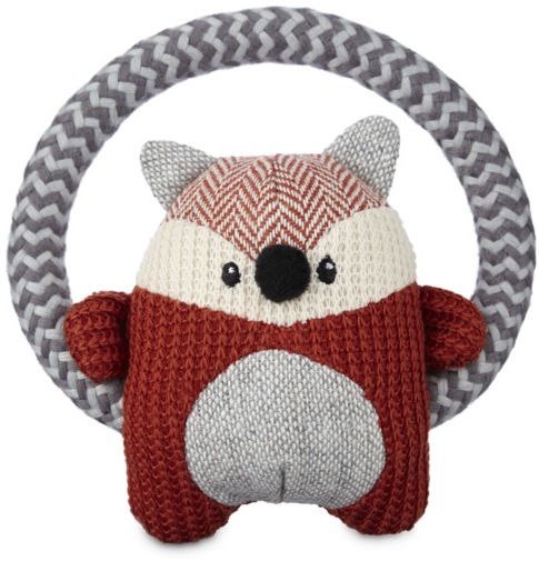 Petco Squeak Plush Ring Fox Dog Toy, Small | Canadian Tire