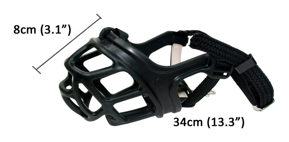 Zeus Alpha Dog Muzzle, Prevent Barking, Biting and Chewing, Assorted ...