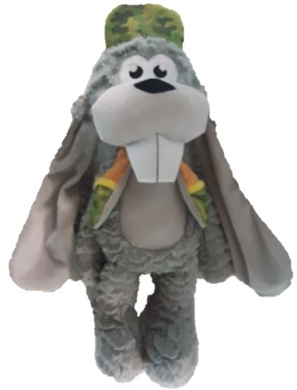 Petco Squeak Plush Wubby Bunny Hunter Dog Toy | Canadian Tire