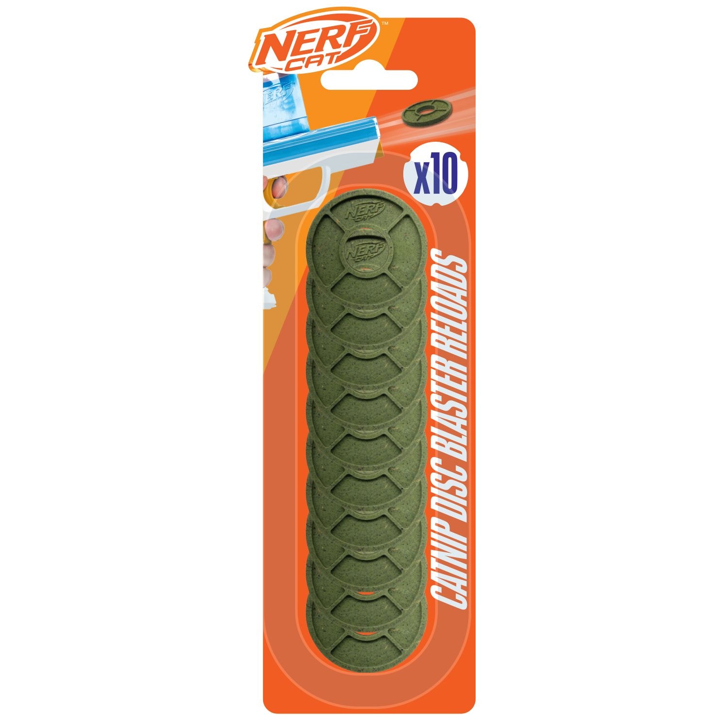 NERF Cat Catnip Blaster Discs, 10-pk | Canadian Tire