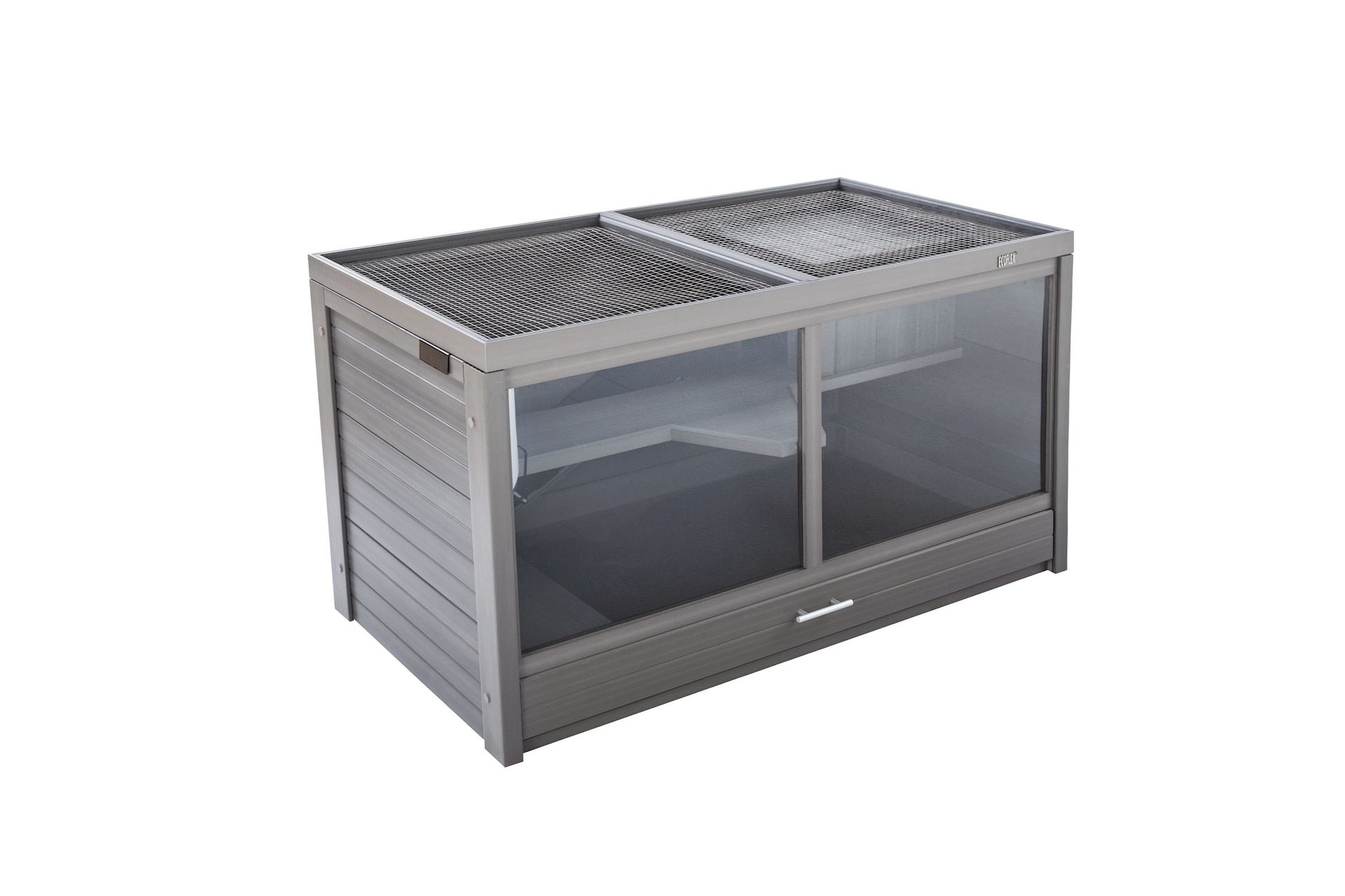 New Age Pet Jumbo Park Avenue Indoor Rabbit Hutch, Grey | Canadian Tire