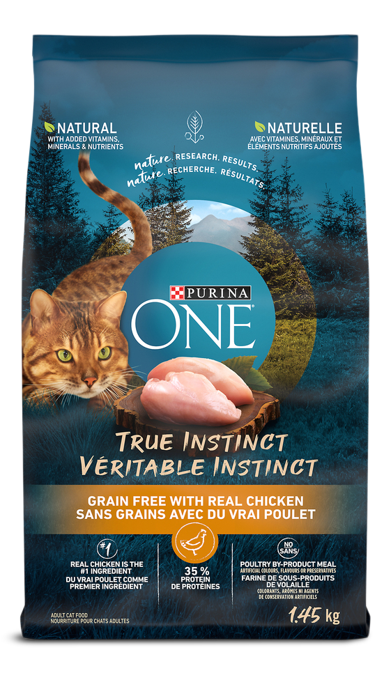 Purina ONE® True Instinct Natural Grain Free with Real Chicken Dry Cat ...