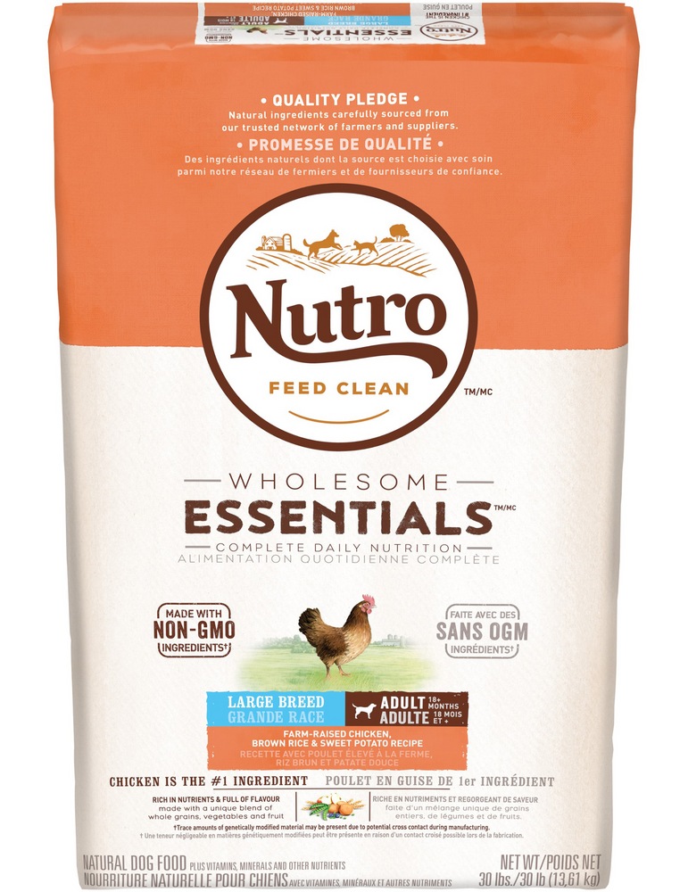 Nutro Wholesome Essentials™ Large Breed Chicken, Rice & Sweet Potato Adult Dry Dog Food, 13.6-kg ...