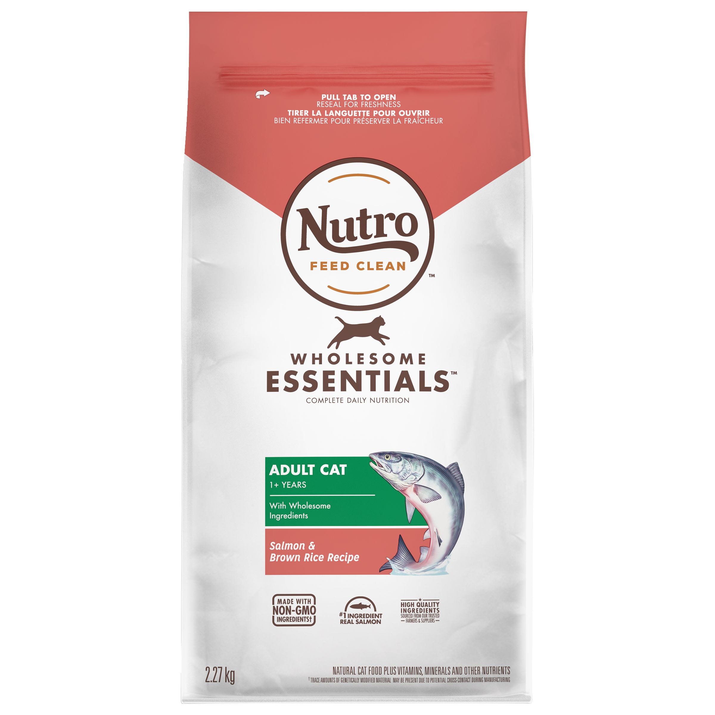 Nutro Wholesome Essentials™ Salmon & Brown Rice Adult Dry Cat Food, 2.26-kg | Canadian Tire