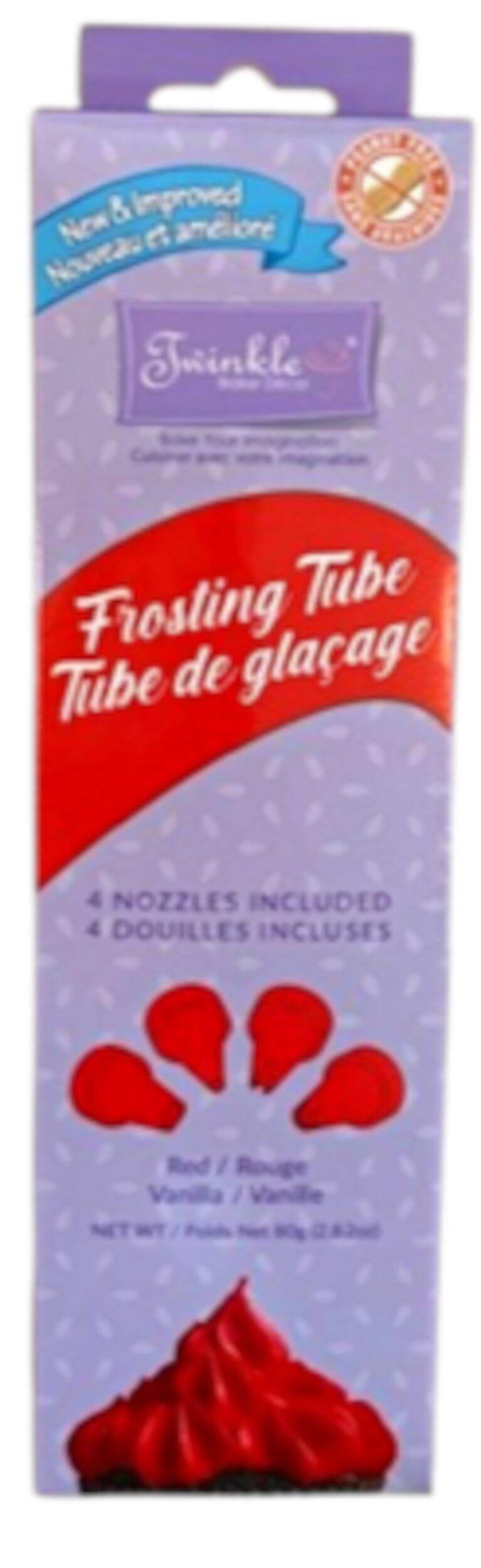 Twinkle Easy-Use Frosting Tube for Everyday Baking, Red | Party City
