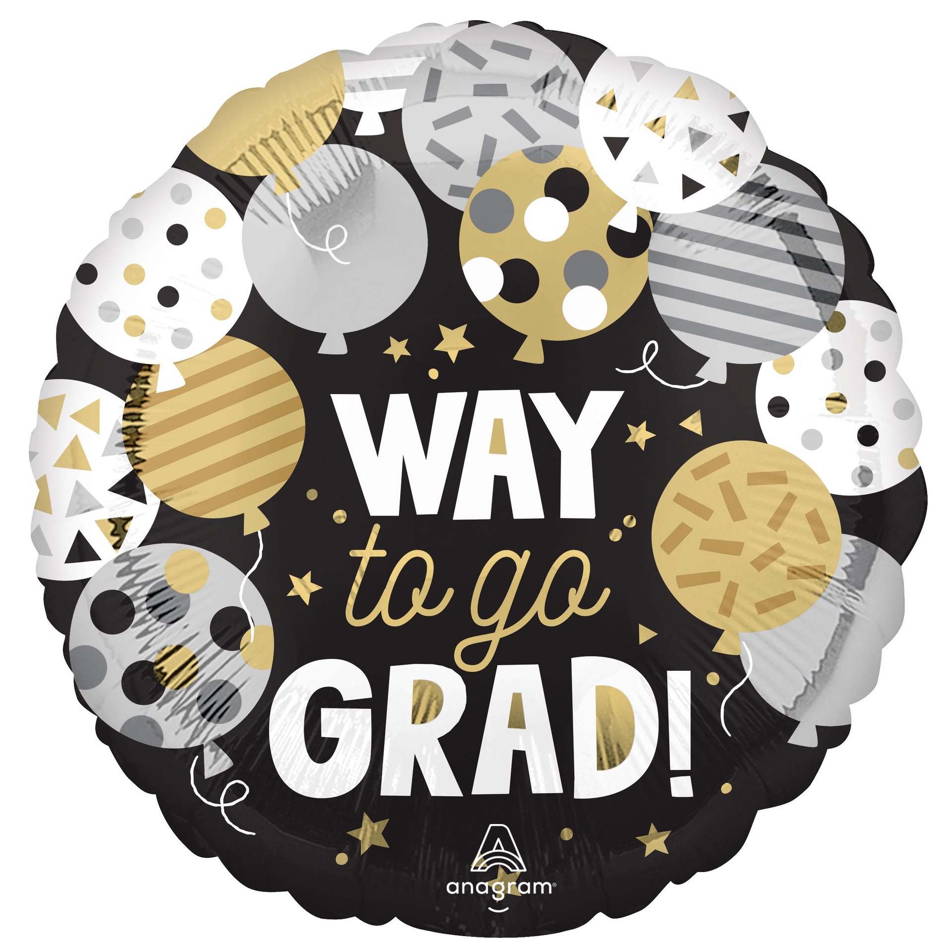 Graduation "Way to Go Grad" Balloon, 18-in | Party City