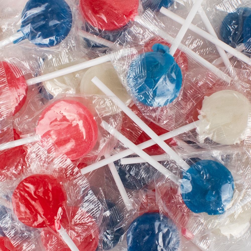 Flat Multi-Colour Lollipops, 320-g | Party City