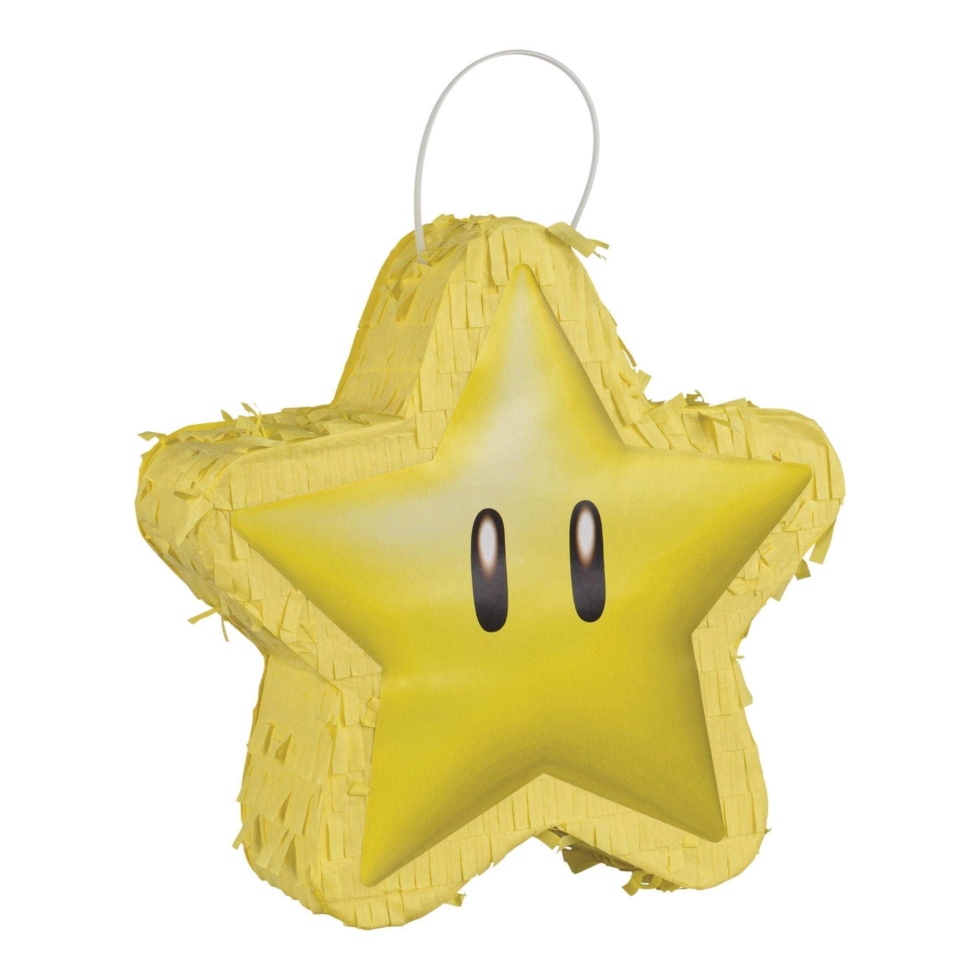 Nintendo Super Mario Bros Star Pinata Hanging Decoration, Yellow, 6.5 ...