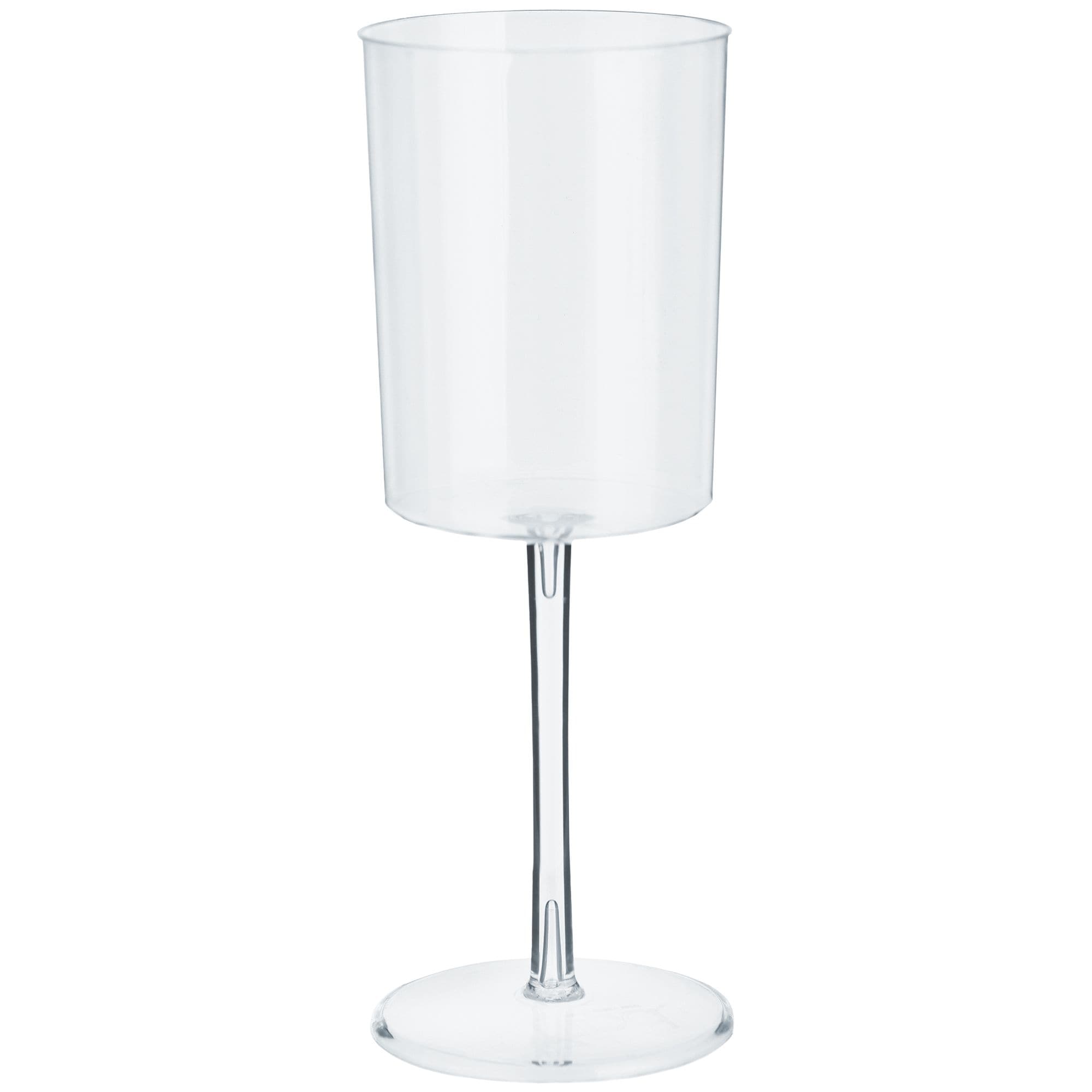 Amscan Plastic Wine-Shaped Drinkware, Clear, 20-pc | Party City