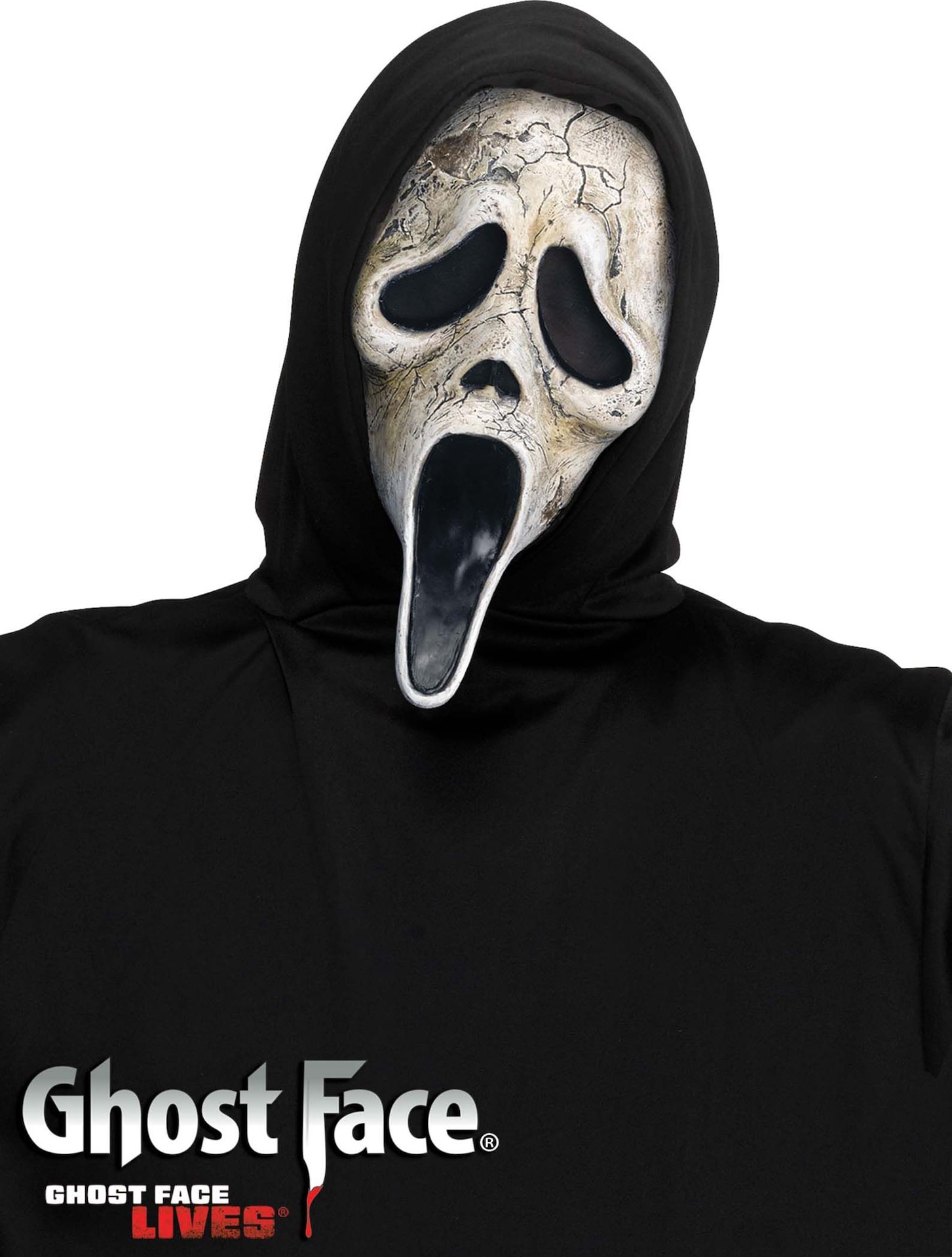 Deluxe Aged Ghost Face Mask | Party City
