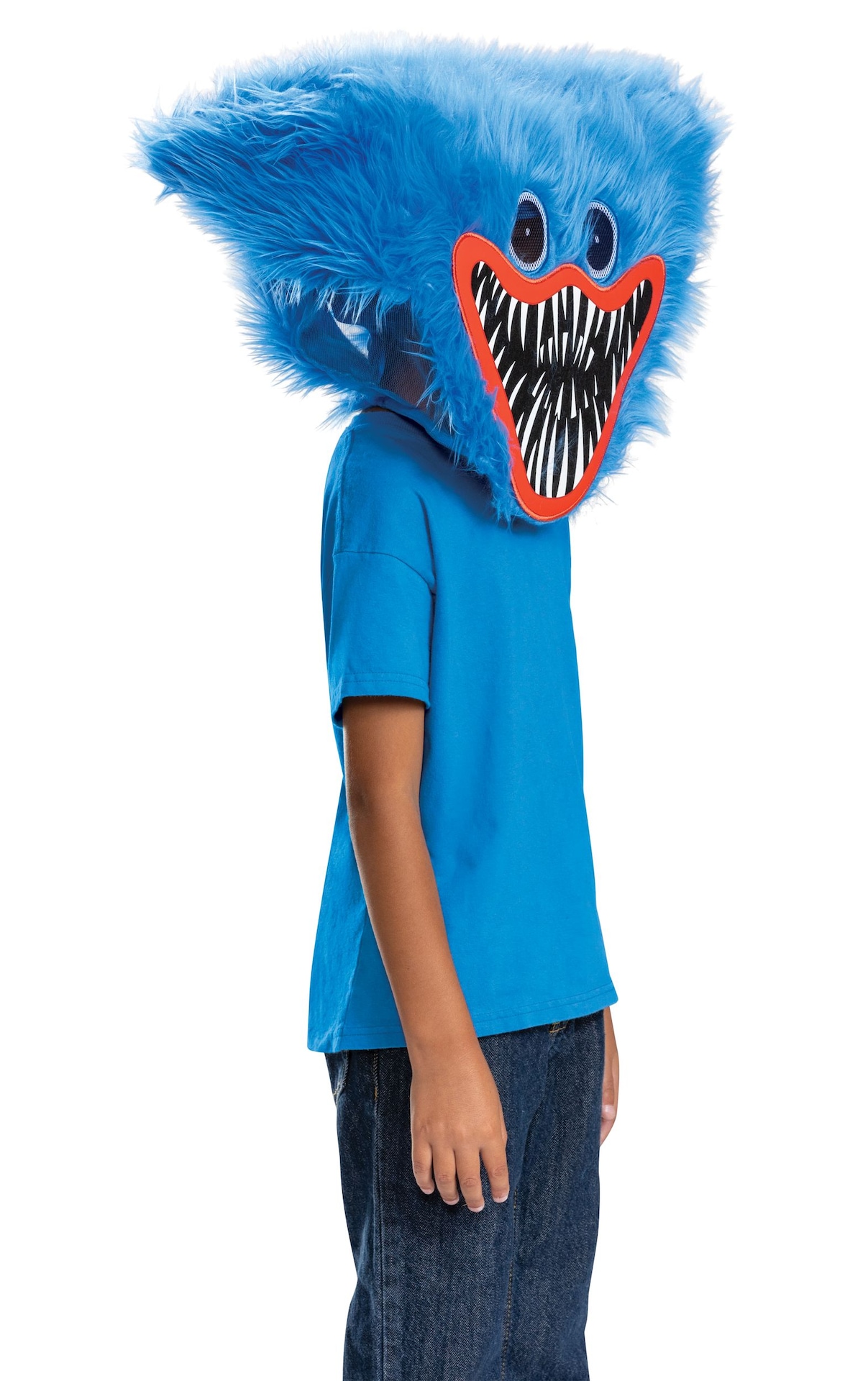 Poppy Playtime Huggy Wuggy Plush Mask, Multi-Colour, Child Standard ...