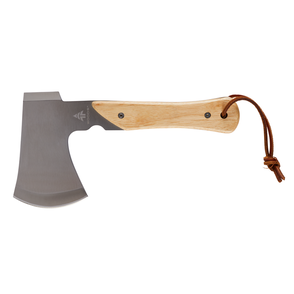 Woods Mini Pack Axe, Steel Single-Bit Hatchet Axe w/ Wooden Handle ...