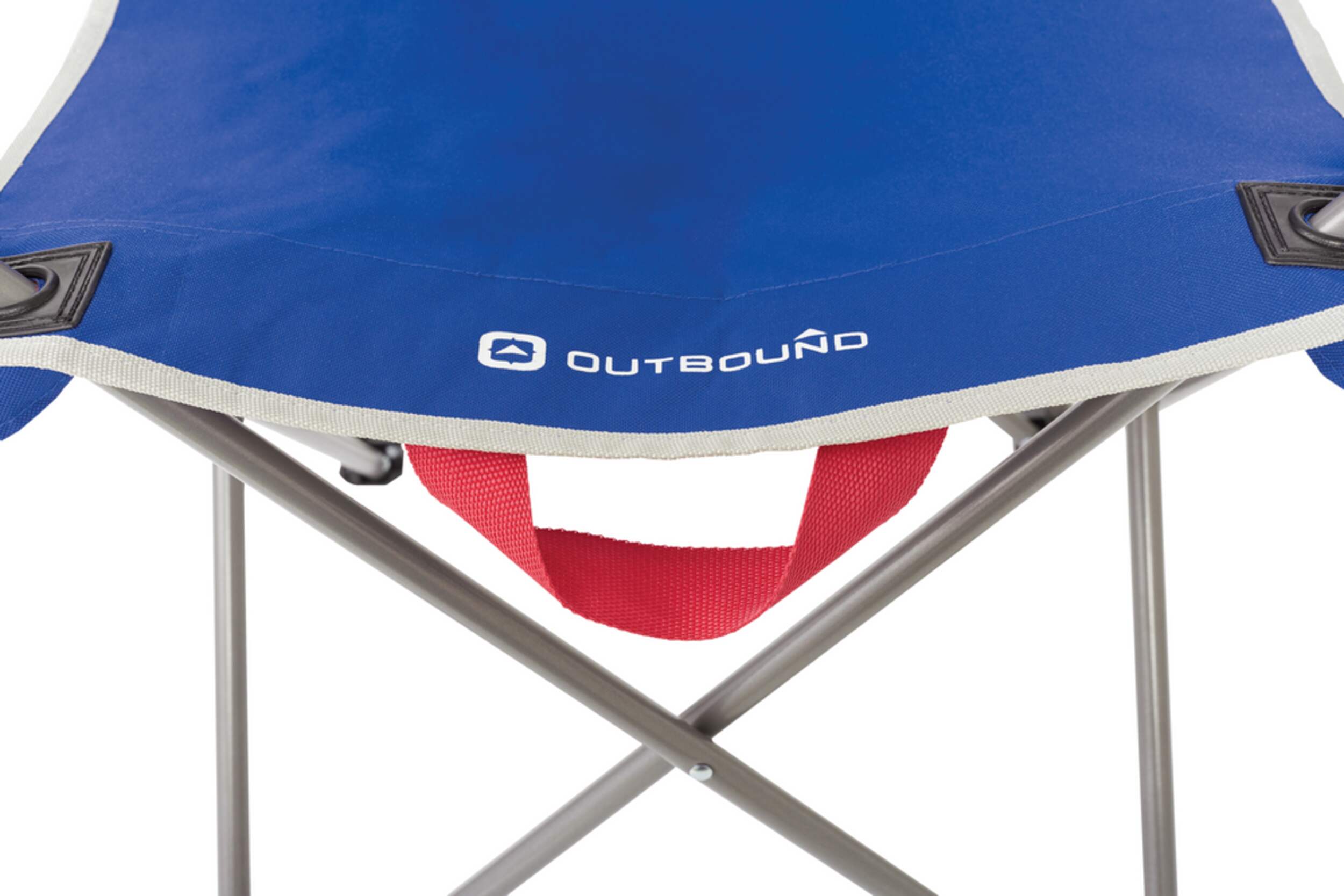 Outbound Mesh Back Folding Camping Quad Chair w/ Cup Holder & Carry ...