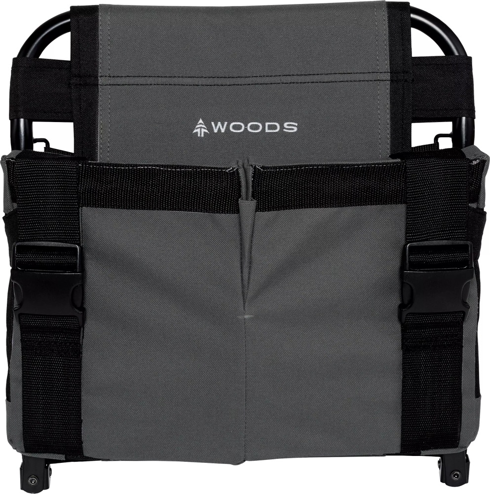 Woods Expedition Portable Folding Canoe Seat Pad Cushion w/ Adjustable Backrest & Lumbar Support ...